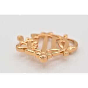 Dior | Jewelry | Christian Dior Vintage Logo Pin Brooch Insignia Script ...